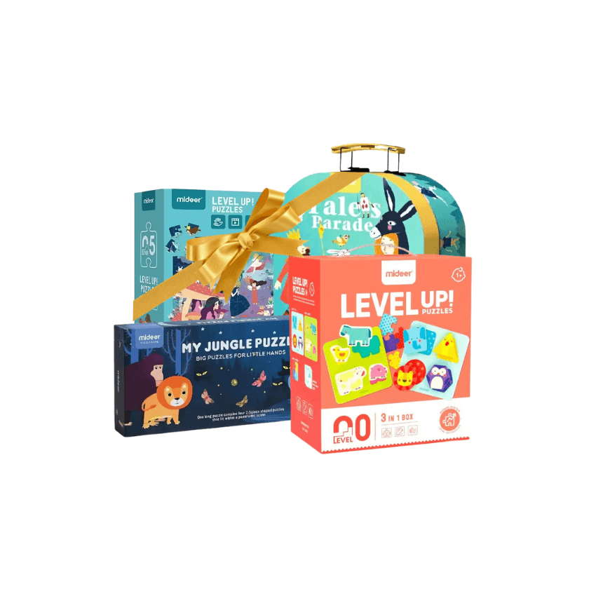 Bravo CurioBox Box 1 | Customizable Mideer Puzzles for 2-5